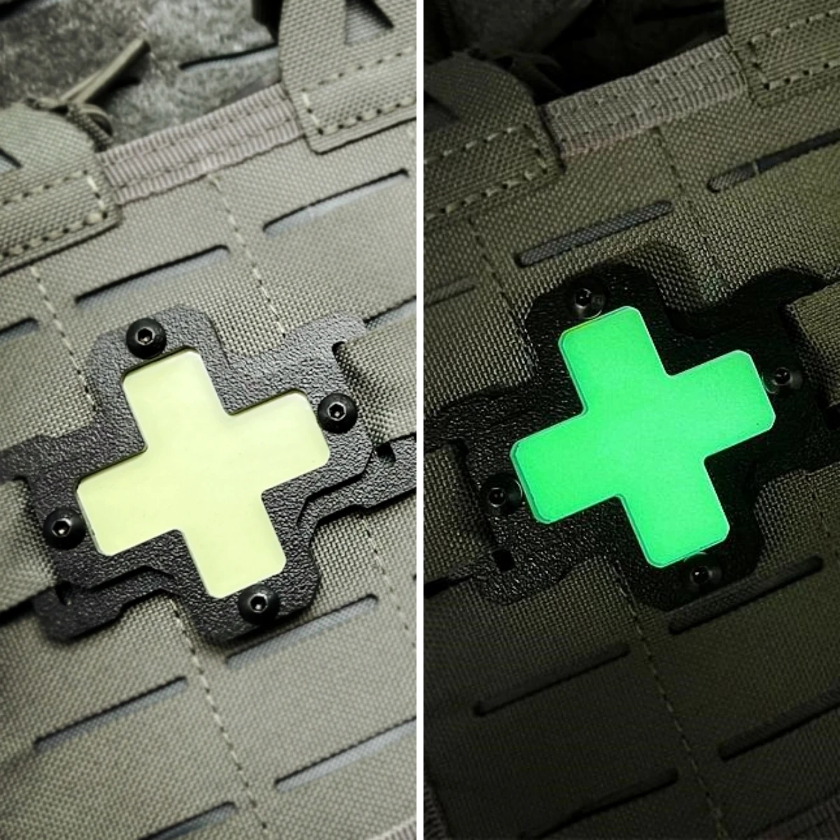 Outdoor Cross Luminous Marker Tactical Backpack Rescue Luminous Strip ...