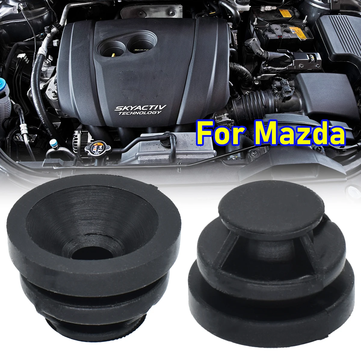 2pcs For Mazda Axela Atenza CX4 CX5 Engine Upper Cover Trim Rubber ...