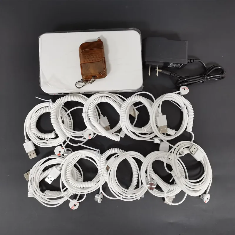 Universal 4 6 8 10 Port Anti-Theft Security Display System Mobile ...