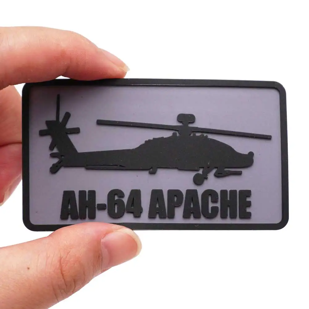 AH-64 Apache Aircraft PVC Patch Armband with Hooks Military Morale ...