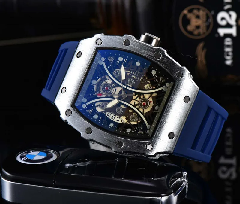 men-s-high-quality-RM-diamond-quartz-watch-hollow-glass-back-stainless ...
