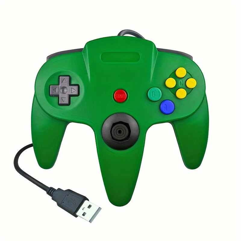 Wired-USB-N64-Controller-FISUPER-Classic-Video-Game-Controller-USB ...