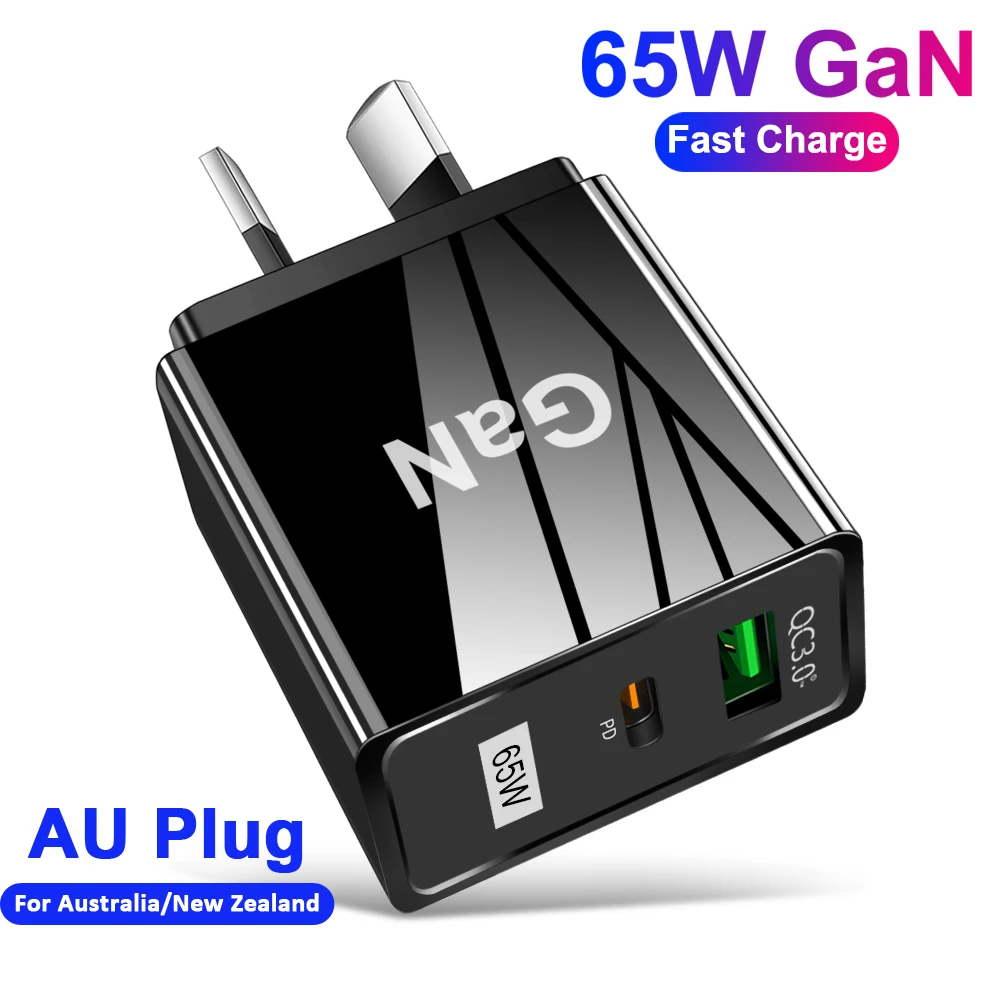 65W-Gan-Charger-AU-Plug-for-Australia-New-Zealand-PD-33W-Fast-Charger ...
