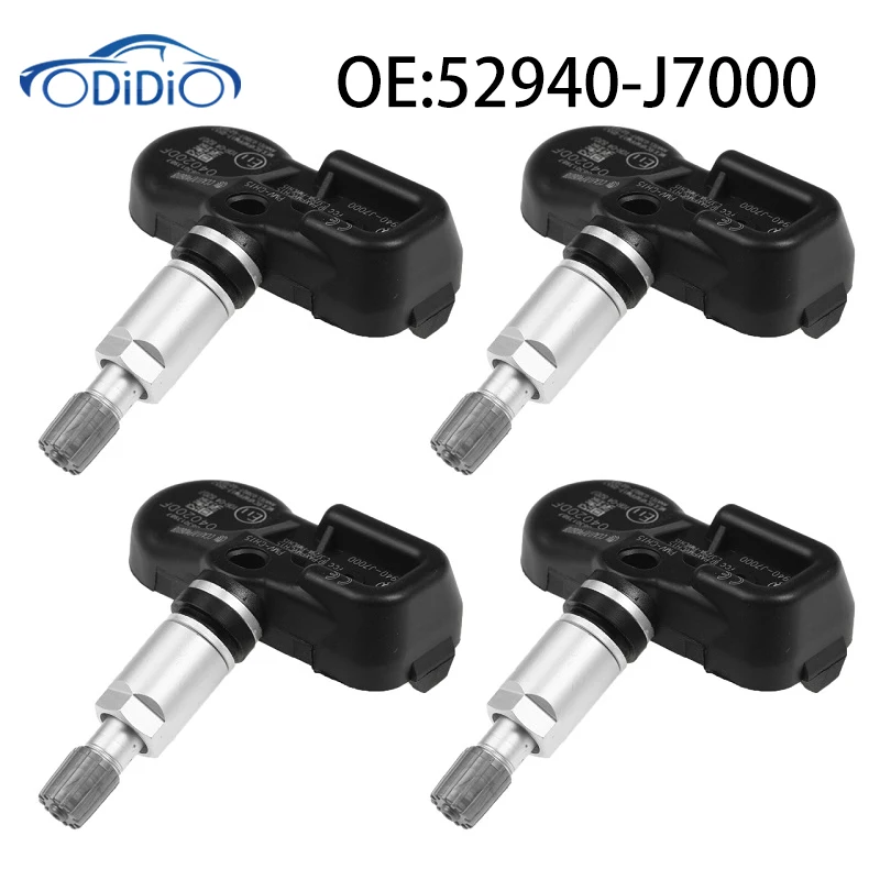 4PCS 52940J7000 52940-J7000 Car Tire Pressure Monitor Sensor TPMS ...