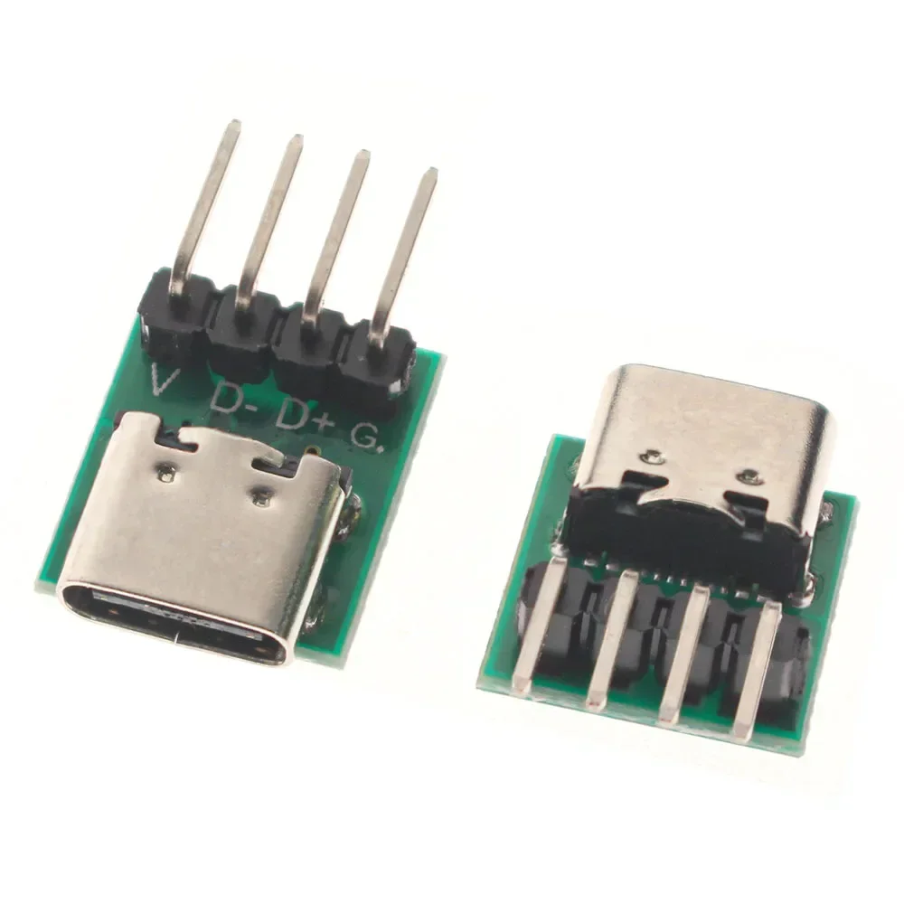 10PCS-TYPE-C-DIY-USB-PCB-Board-Double-Sided-USB3-1-16P-PCB-Electronic ...