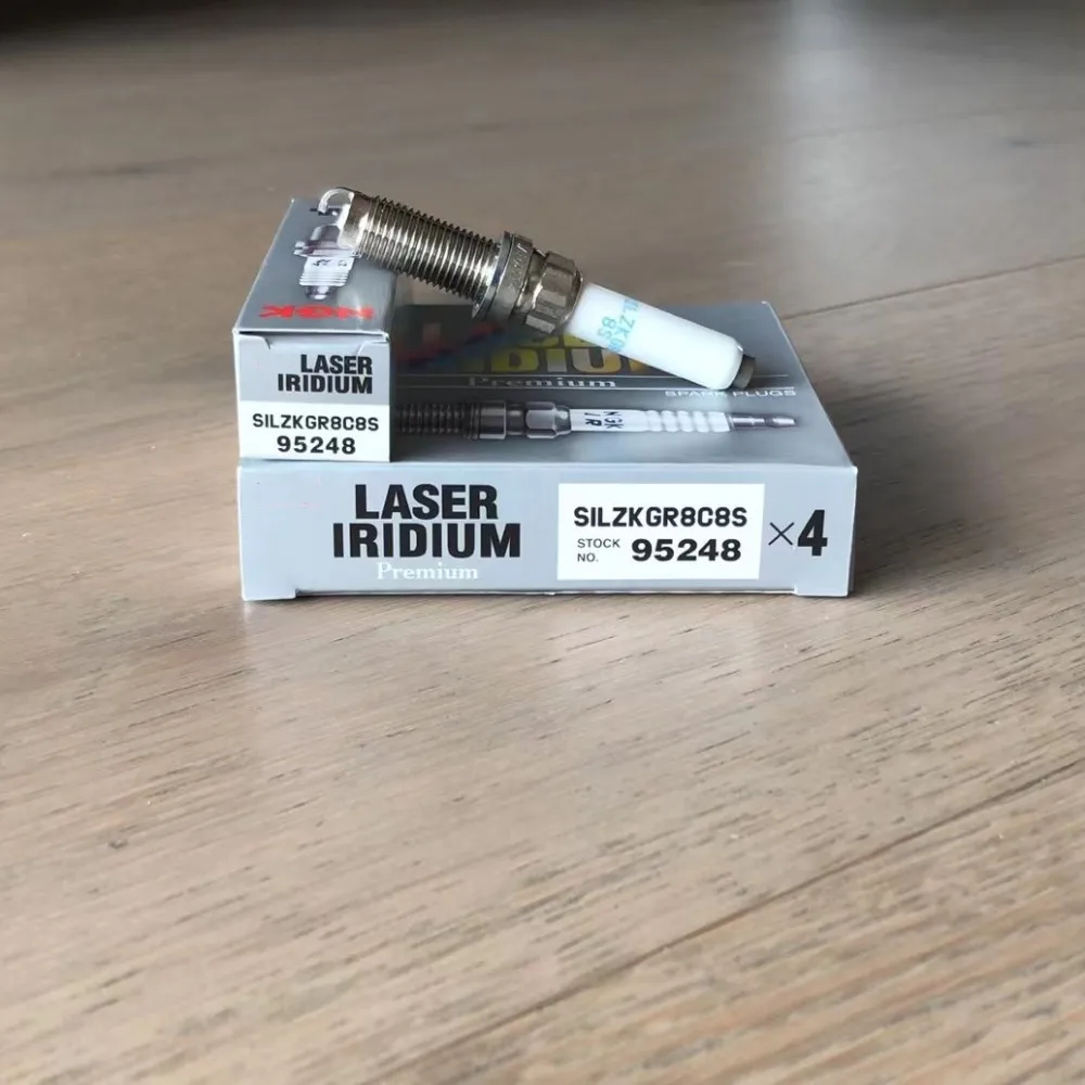 4Pcs Laser Iridium Spark Plug SILZKGR8C8S 95248 For BMW i8 B38 B48 B58 ...