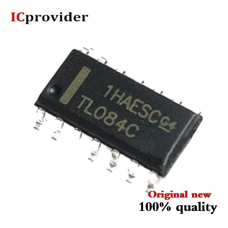 10pcs/lot Tl084cdr Tl084c Tl084 Smd Sop-14 Operational Amplifier New Original - Integrated ...