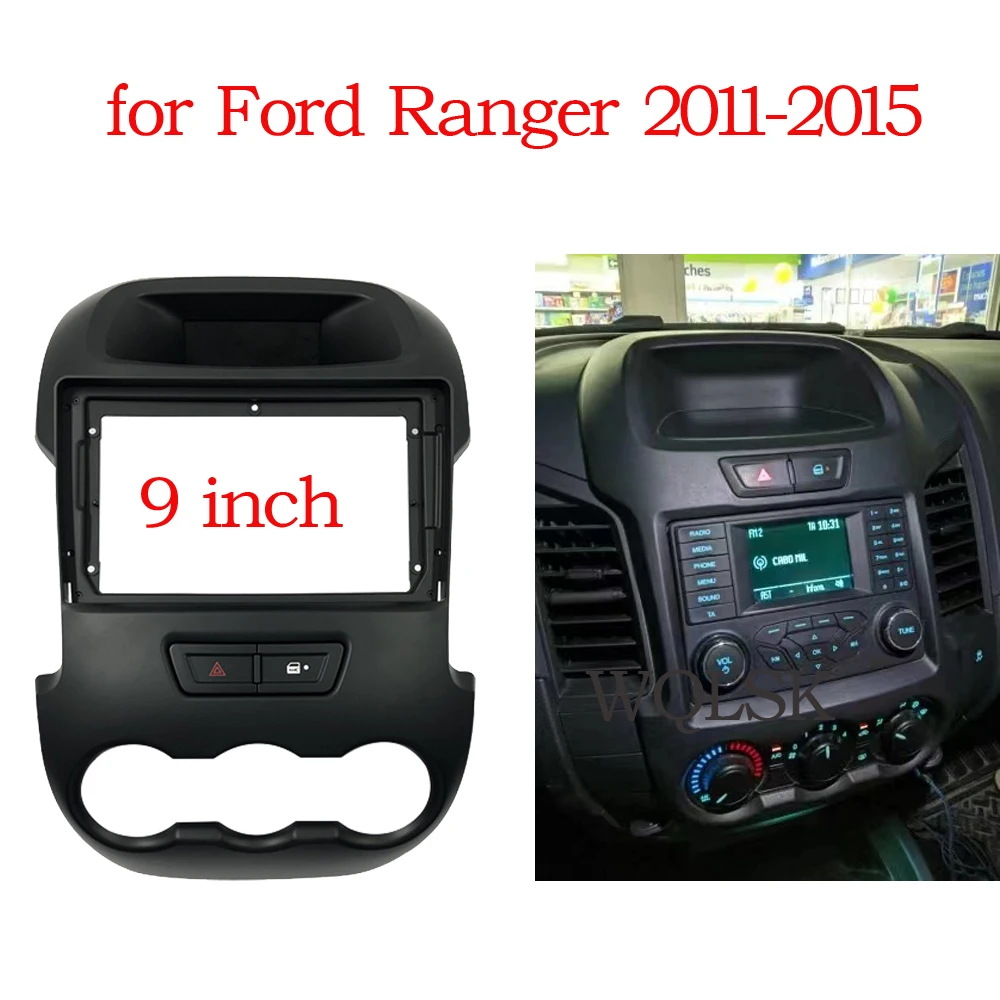 2-din-car-dvd-frame-for-Ford-Ranger-2011-2015-Car-Radio-Fascia-Frame ...