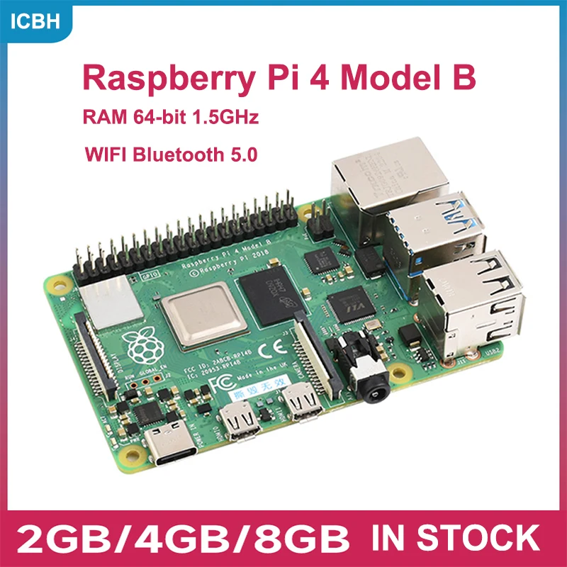 Raspberry-Pi-4B-4GB-8GB-2GB-RAM-Development-Board-Raspberry-Pi-4 ...