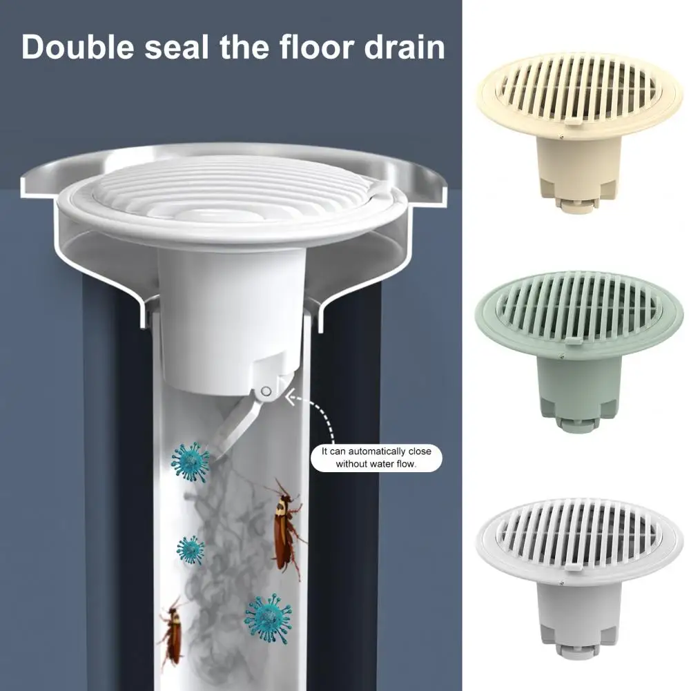 Floor-Drainer-One-way-Drainage-Double-Blockade-Anti-odor-Shower-Floor ...