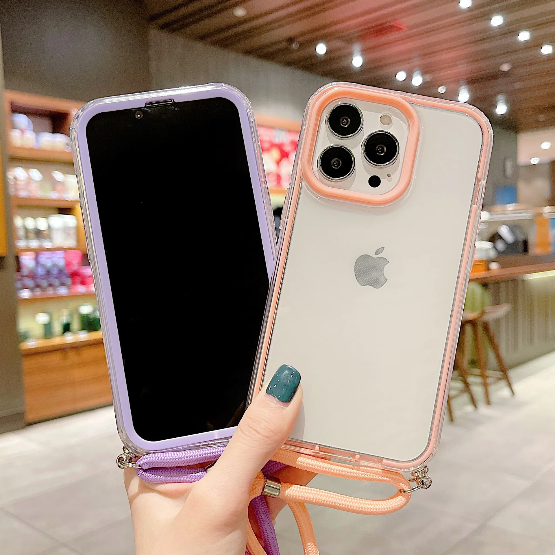 Neck-Shoulder-Strap-phone-case-For-iPhone-16-15-14-13-12-Mini-11-Pro ...
