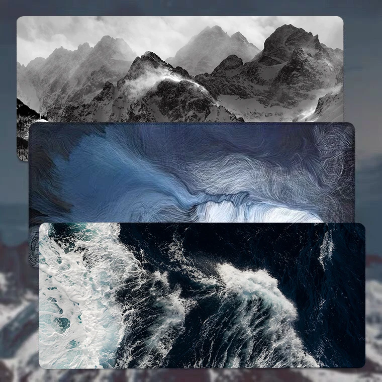Sea-Waves-Mouse-Pad-XXL-Non-slip-MousePad-Landscapes-Minimalist-Gaming ...