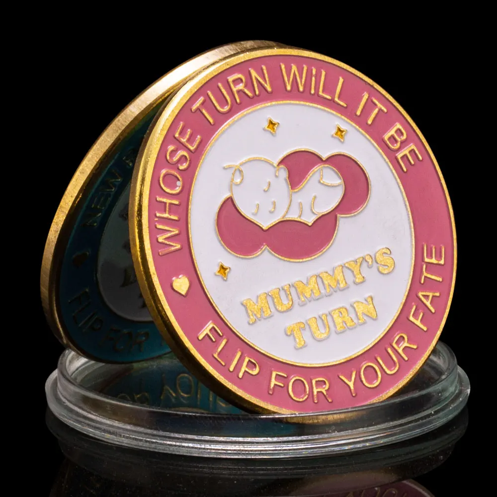 New-Parent-Decision-Coin-Flip-for-Your-Fate-Souvenir-Gold-Plated ...
