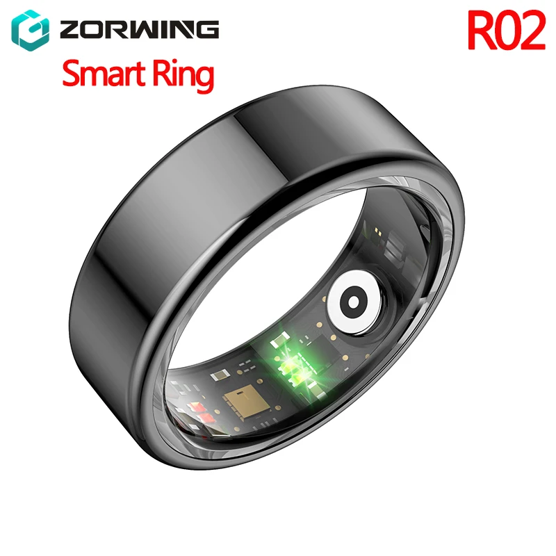 Multifunctional-R02-Smart-Ring-Step-Health-Tracker-Heart-Rate-Blood-Oxygen-Monitor-Waterproof ...