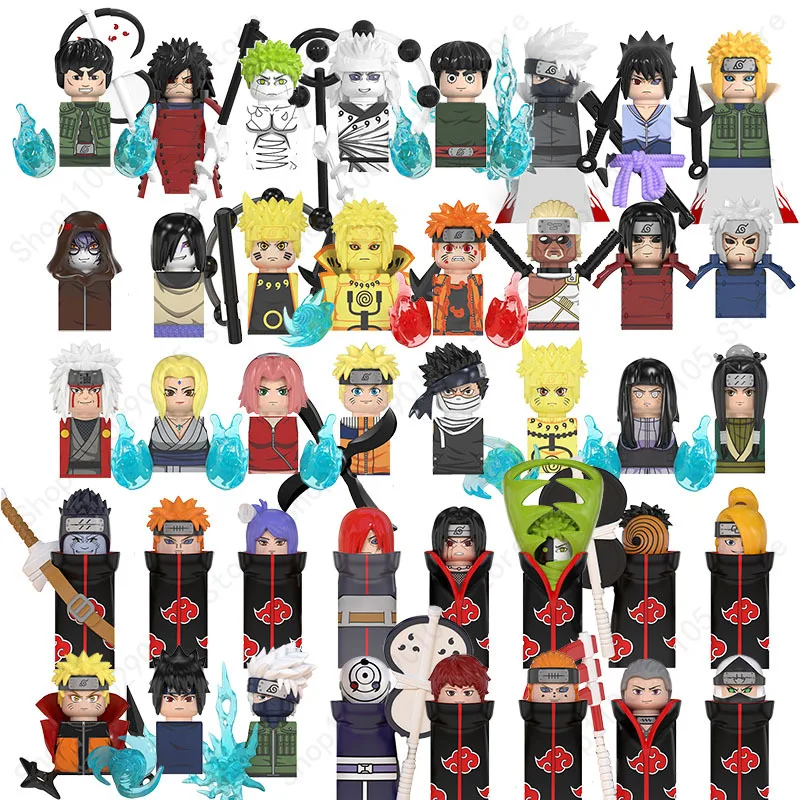 Anime Naruto Building Blocks | Naruto Sasuke Building Block | Sasuke ...