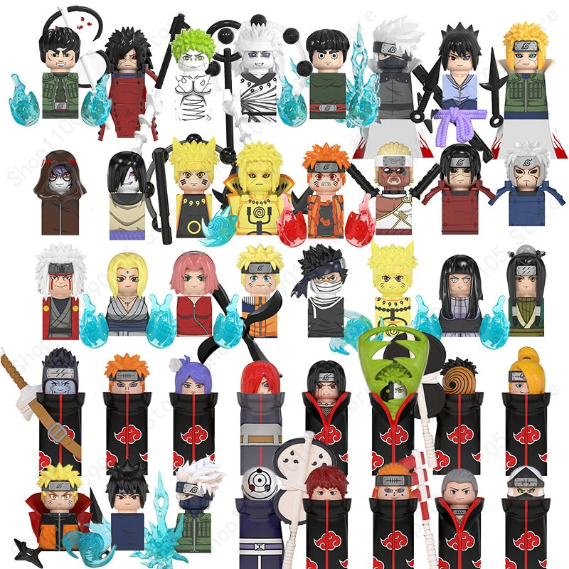 Anime Naruto Building Blocks | Naruto Sasuke Building Block | Sasuke ...