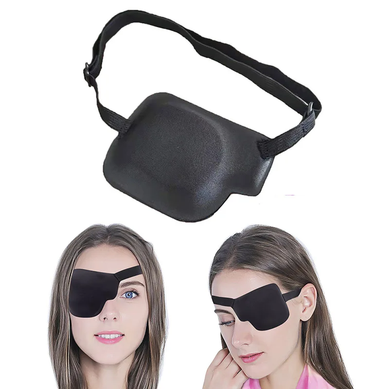 1PCS-Black-Single-Eye-Patch-Adjustable-3D-Foam-Groove-Breathable ...
