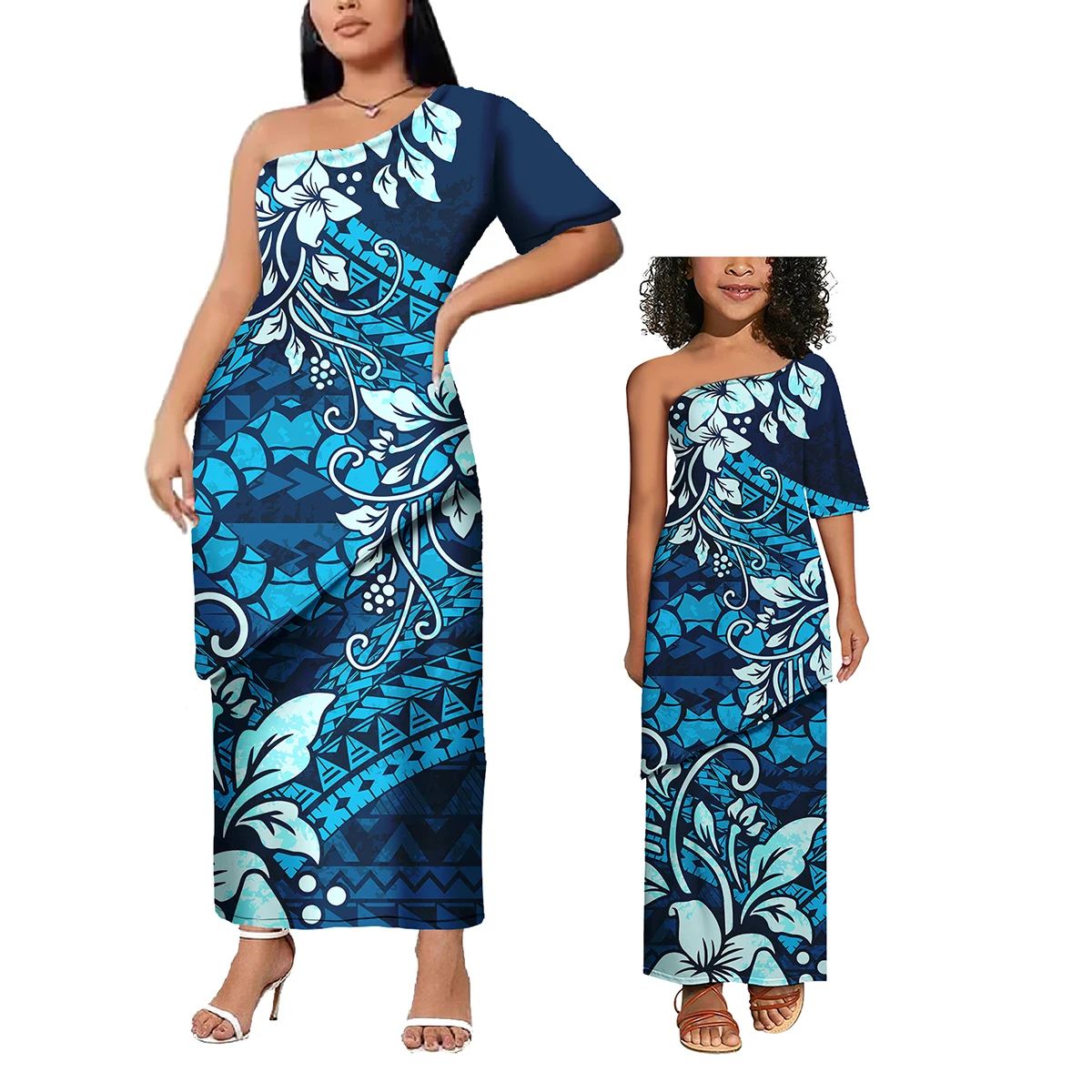 Custom-Polynesian-Samoan-Tribal-Print-Parent-child-Mother-Daughter ...