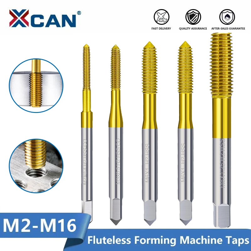 XCAN-Extrusion-Taps-M2-M12-Fluteless-Forming-Machine-Plug-Taps-Metric ...