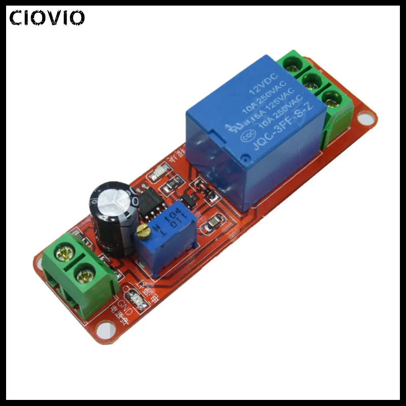 Ciovio 10pcs Ne555 Timer Switch Adjustable Module Time Delay Relay ...