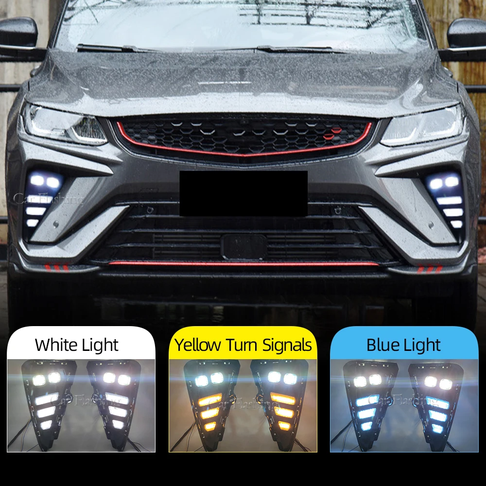 1-Set-Car-DRL-For-Geely-coolray-X50-proton-2021-Daytime-Running-Lights ...