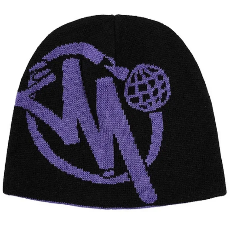 DEEPTOWN-Beanie-Y2K-Harajuku-Minus-Two-for-Men-Hat-Cap-Winter-Bonnets ...