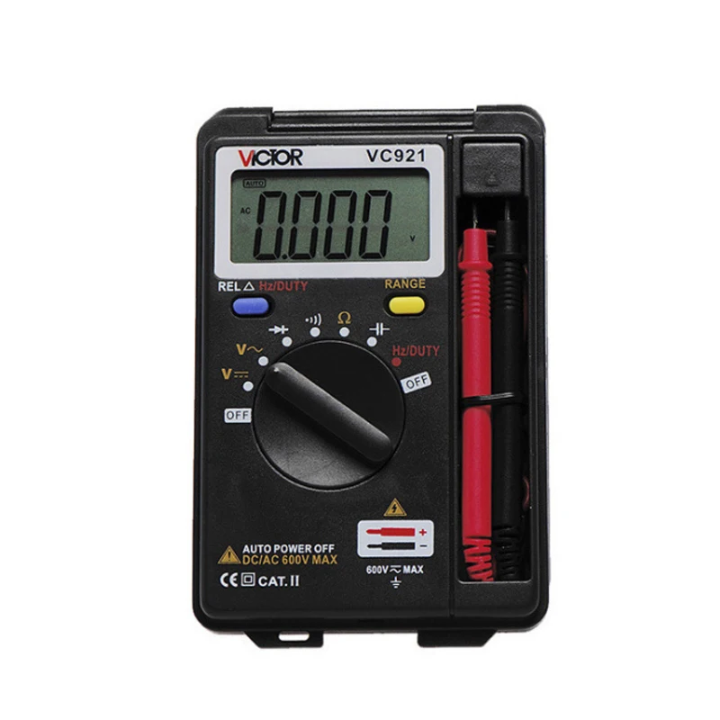 Mini-VICTOR-VC921-3-3-4-Multitester-TRUE-RMS-Electrical-Handheld-Pocket ...