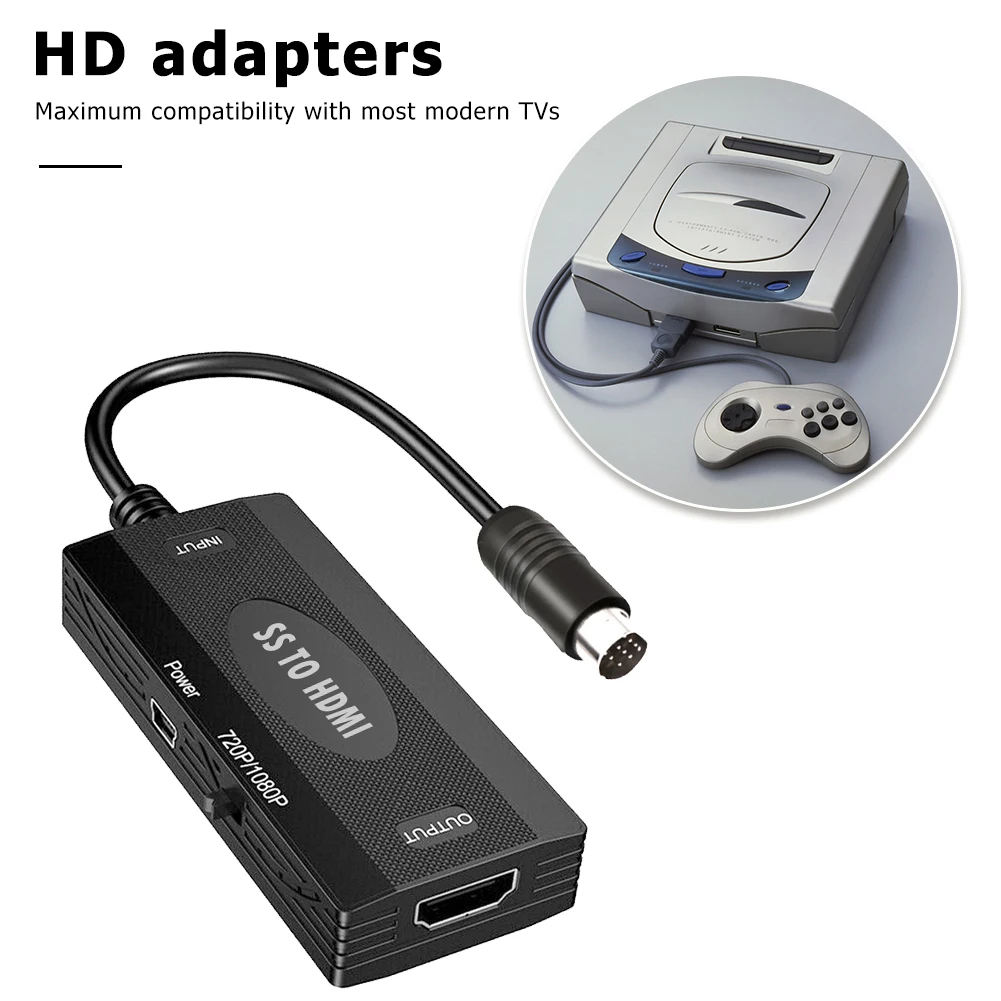 Professional-SS-to-HDMI-Compatible-Adapter-for-Sega-Saturn-Game-Console ...