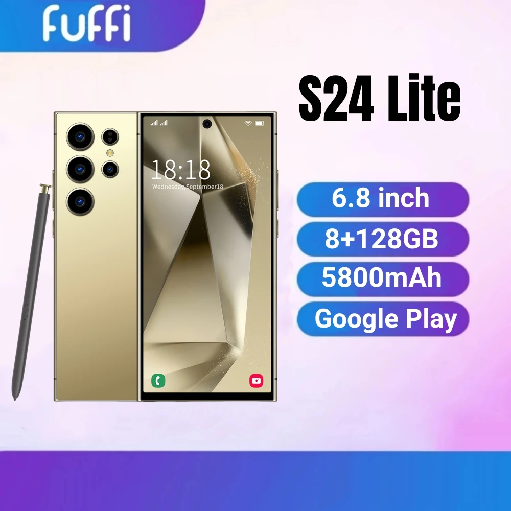 FUFFI-S24-Lite-tel-fono-inteligente-Android-de-6-8-pulgadas-Smartphone ...