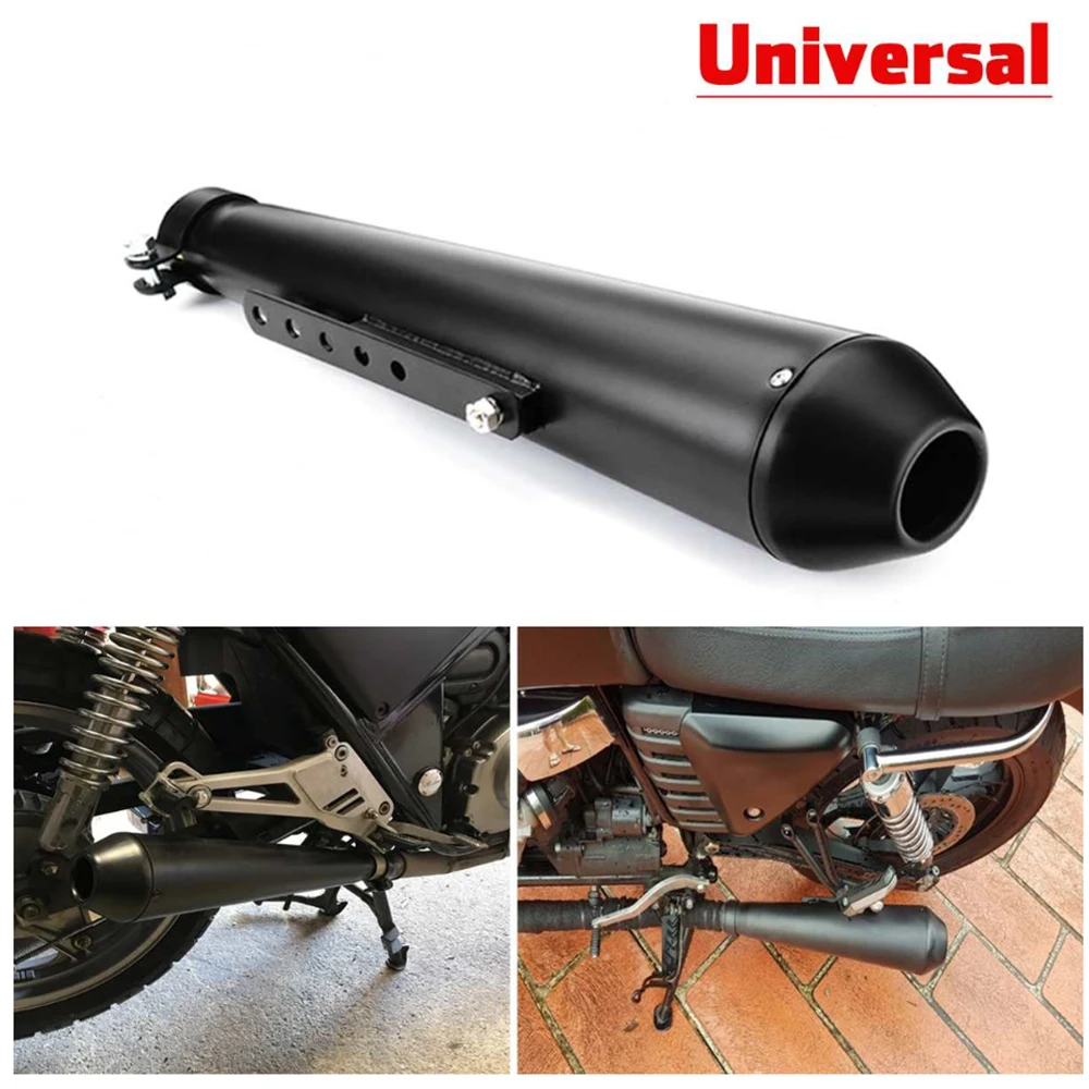 Stainless Steel Motorcycle Exhaust Pipe Cafe Racer Modified Tail ...