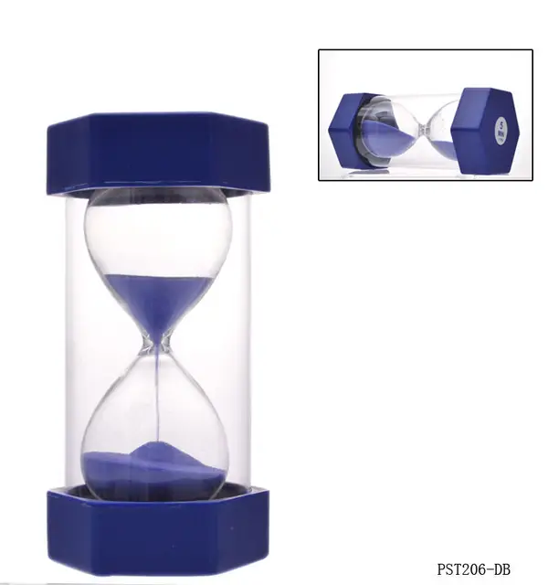 5/10/15/30/45/60 Minutes Hexagonal Hourglass Drop Resistance Sand Clock ...