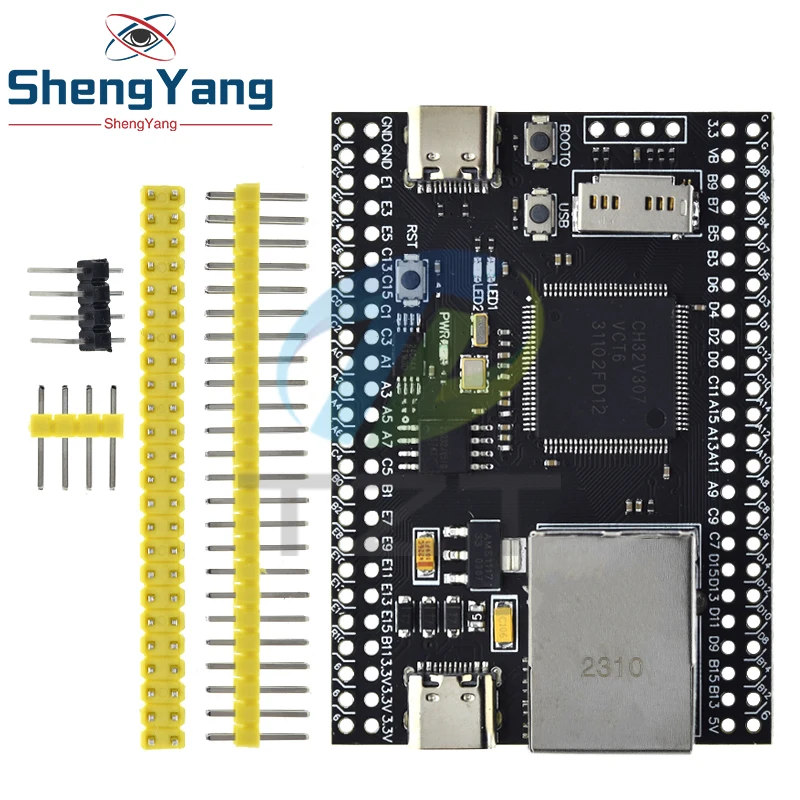 TZT-CH32V307VCT6-Development-Board-RISC-V-Core-Support-RT-Thread-Onboard-32-bit-RISCV ...