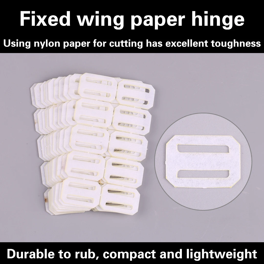 10pcs-20pcs-DIy-Fixed-wing-RC-aircraft-model-Rudder-Paper-hinge-Hinge ...