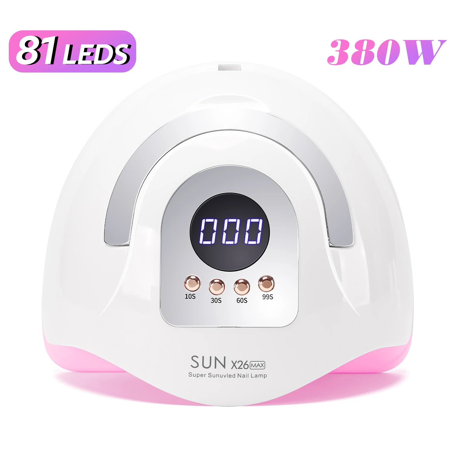 81LEDS-Nail-Dryer-Lamp-For-Manicure-Professional-LED-UV-Lamp-With-Auto ...