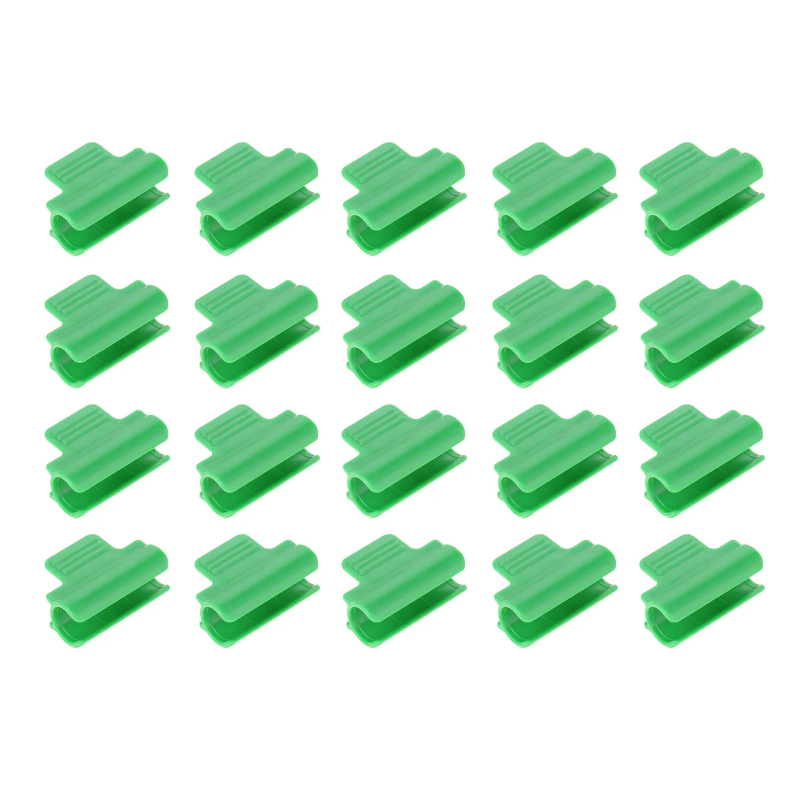 20pcs-set-Greenhouse-Pipe-Snap-Clamps-Plastic-Film-Buckle-Green-Clip ...