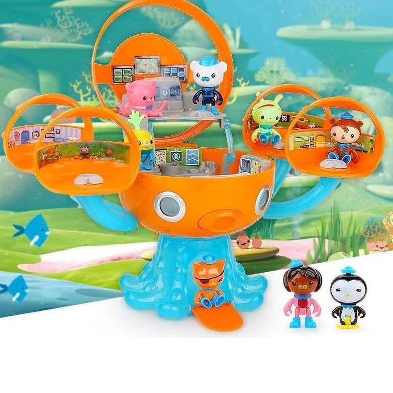 Octonauts Octopod Adventure Playset 영어 Octo-alert 소리 조명 장난감 Barnacles ...