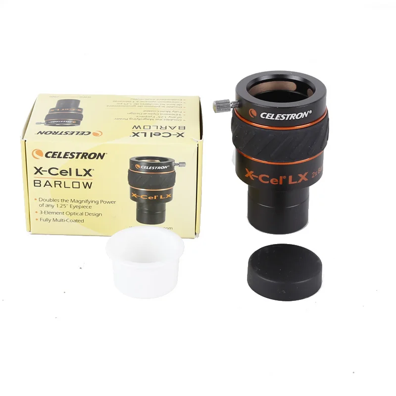 CELESTRON-eyepiece-X-CEL-2X-LX-barlow-X-CEL-LX-3X-barlow-standard-1-25 ...
