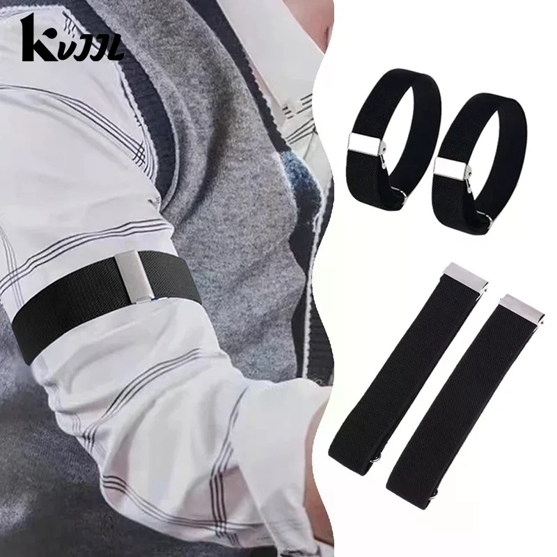 1 Pair Business Elastic Adjustable Shirt Sleeve Garter Strap Arm Band ...