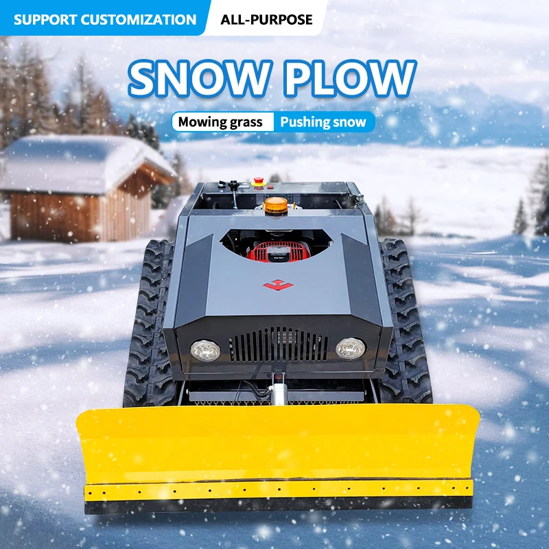Multiple-function-Robot-lawn-mower-snow-shovel-sidewalk-snow-push-plow ...