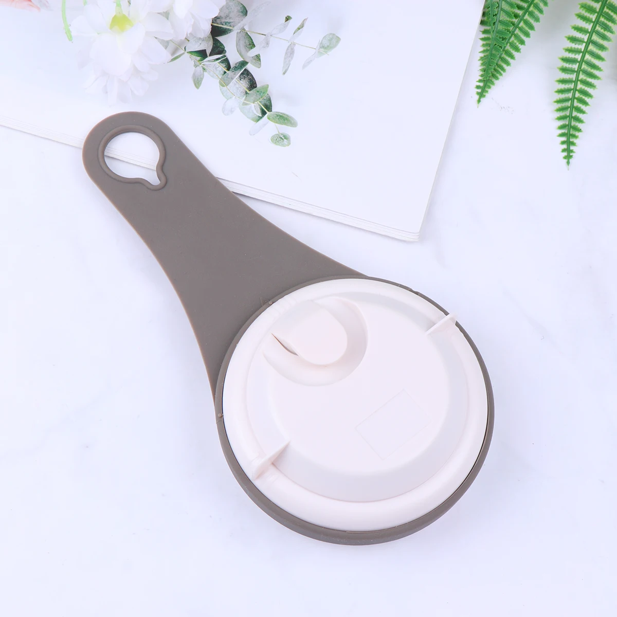 Waterproof Wall Bathroom Mute Hanging Clock Grey Silent Decorative ...