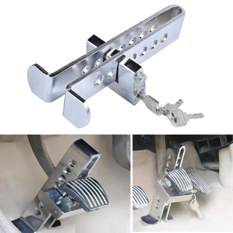 Brake-Pedal-Security-Lock-Tool-Pedal-Lock-8-Hole-9-Hole-Car-Safety-Lock ...
