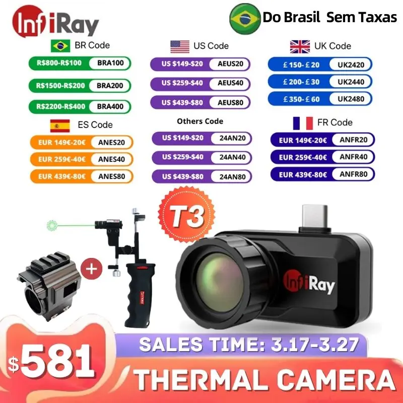 InfiRay-Xinfrared-T3-Infrared-Thermal-Imager-Monocular-Night-Vision ...