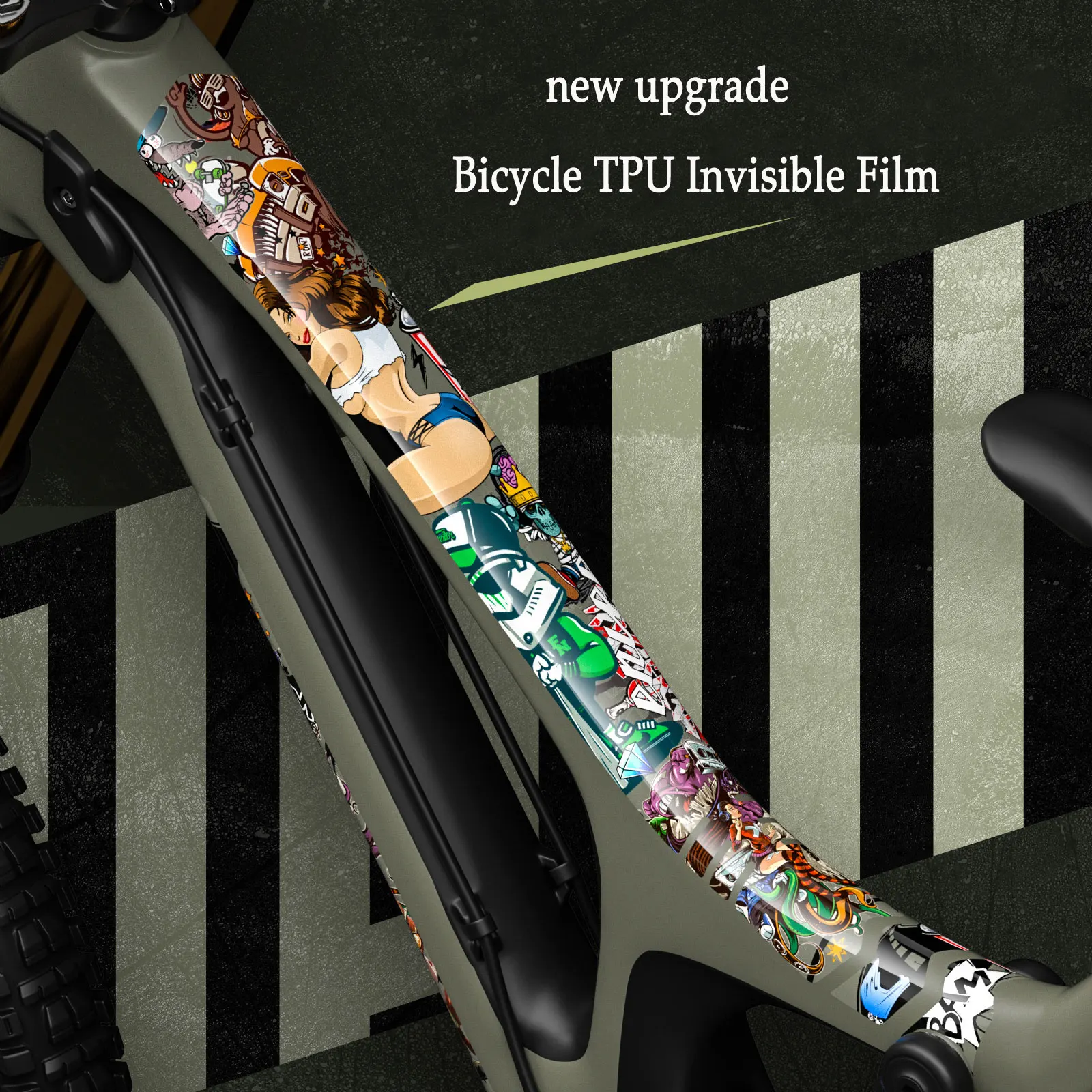 ENLEE-Front-Fork-Decals-Bicycle-MTB-Road-Rock-Shox-PIKE-Stickers-Bike ...