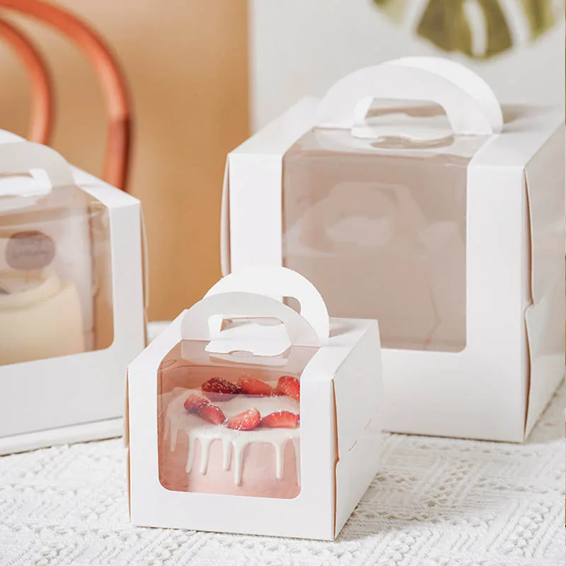 10Pcs-3-4inch-Cake-Box-with-Window-Portable-Gift-Boxes-For-Packaging ...