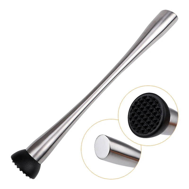 Cocktail Muddler Shaker With Crushing Hammer Diy Drink Fruit Muddler ...