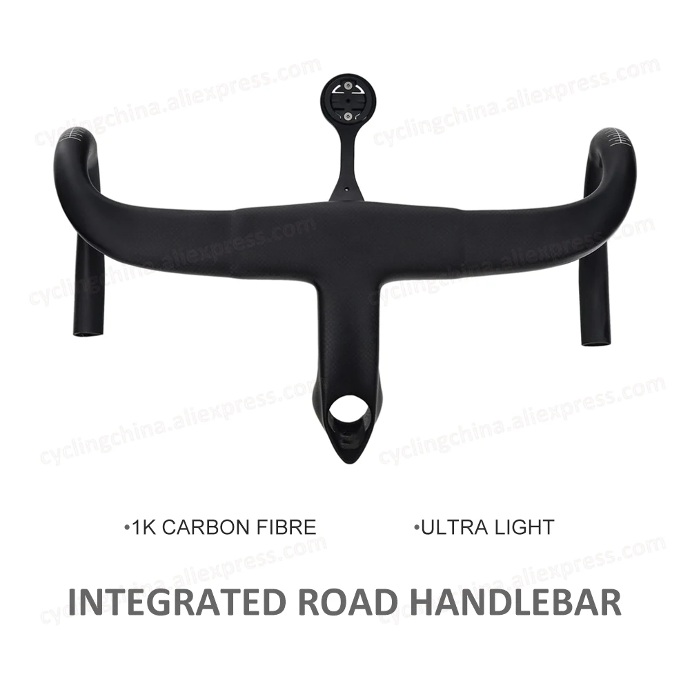 Ultra-Light-Aero-Integrated-Road-Hnadlebar-1K-Matte-Full-Carbon ...
