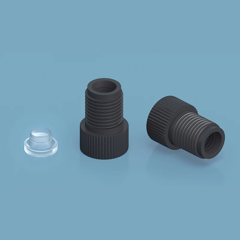 High quality Peek Flangeless Connector for OD 4.8mm/6.4mm tube fittings ...
