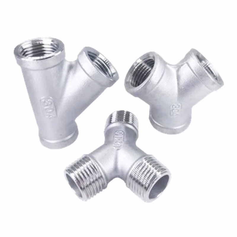 304-Stainless-Steel-Y-way-Internal-Thread-45-Degree-Inclined-Tee ...