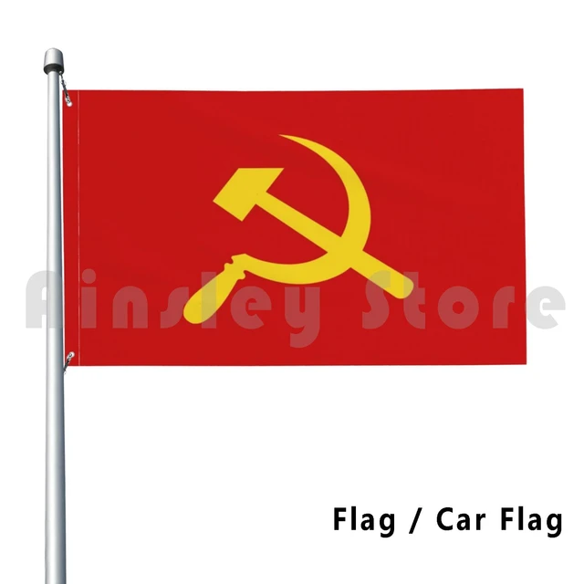 Soviet Hammer And Sickle Flag
