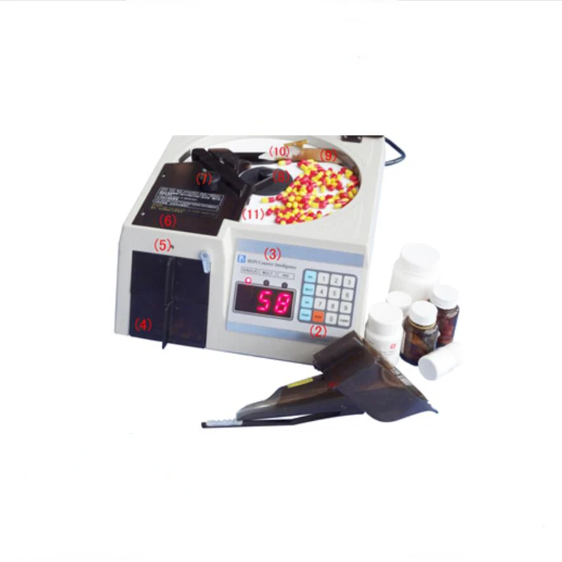 Automatic Tablet Capsule Counter Pill Counting Machine 110v / 220v ...